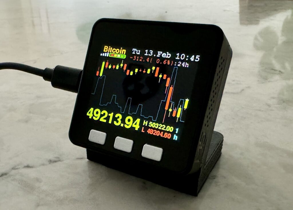 Stock & Crypto Price Display – Desk Gadget - Encinitas 3D
