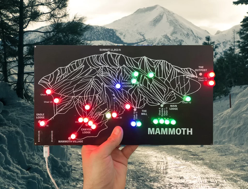 Mammoth Mountain Trail Map Live Lift Status Ski Map - Encinitas 3D