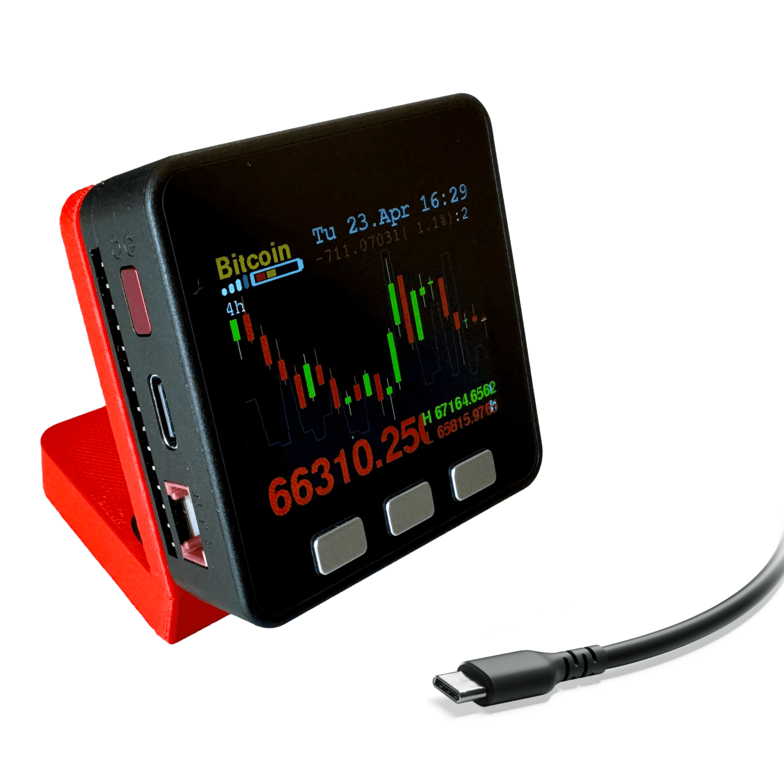 Stock & Crypto Price Display – Desk Gadget - Encinitas 3D